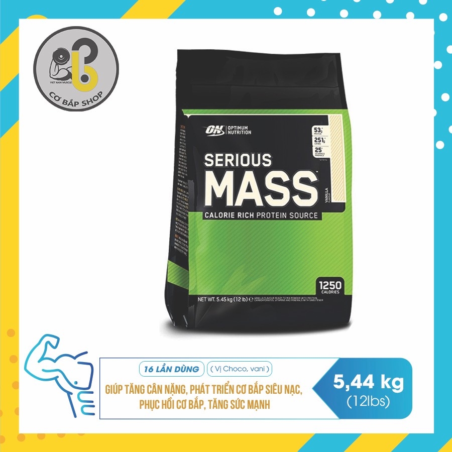 On Serious Mass 12lbs 54kg Cơ Bắp Shop