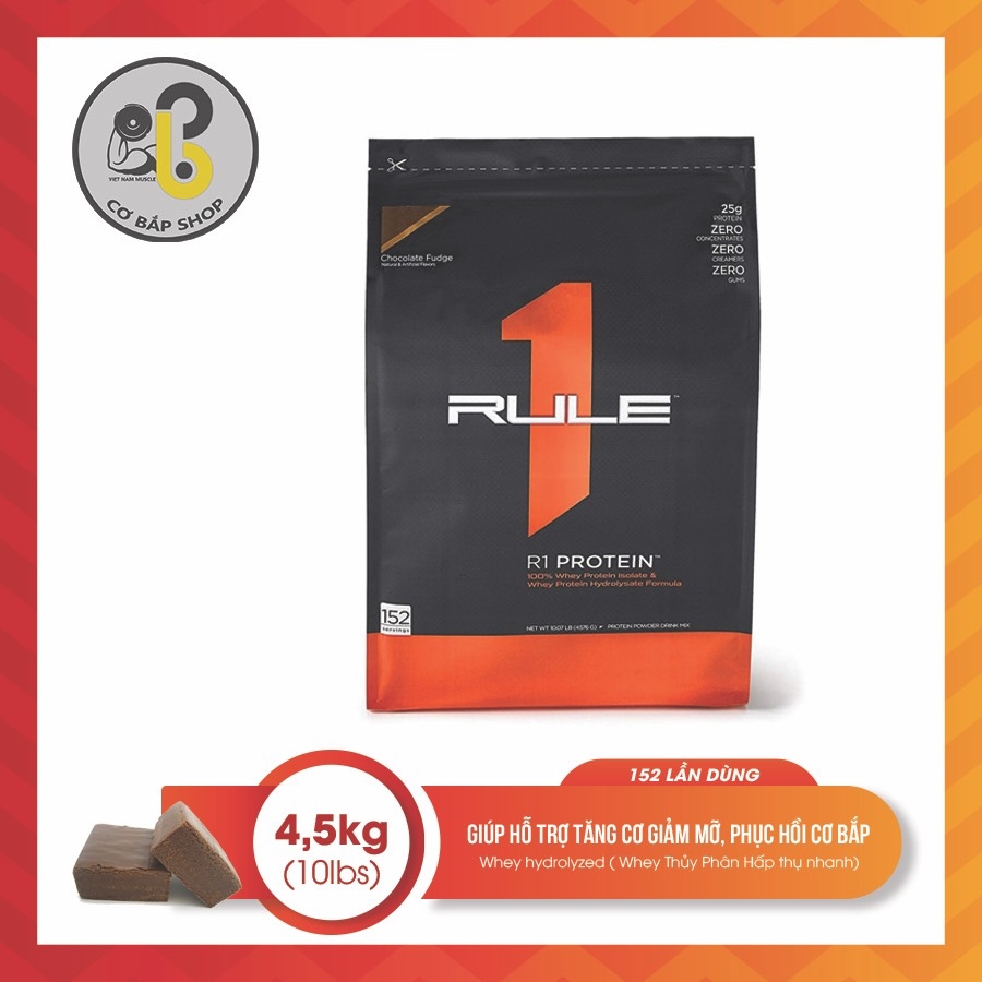 R1 PROTEIN 10LBS ( 4,5KG ) - Cơ Bắp Shop