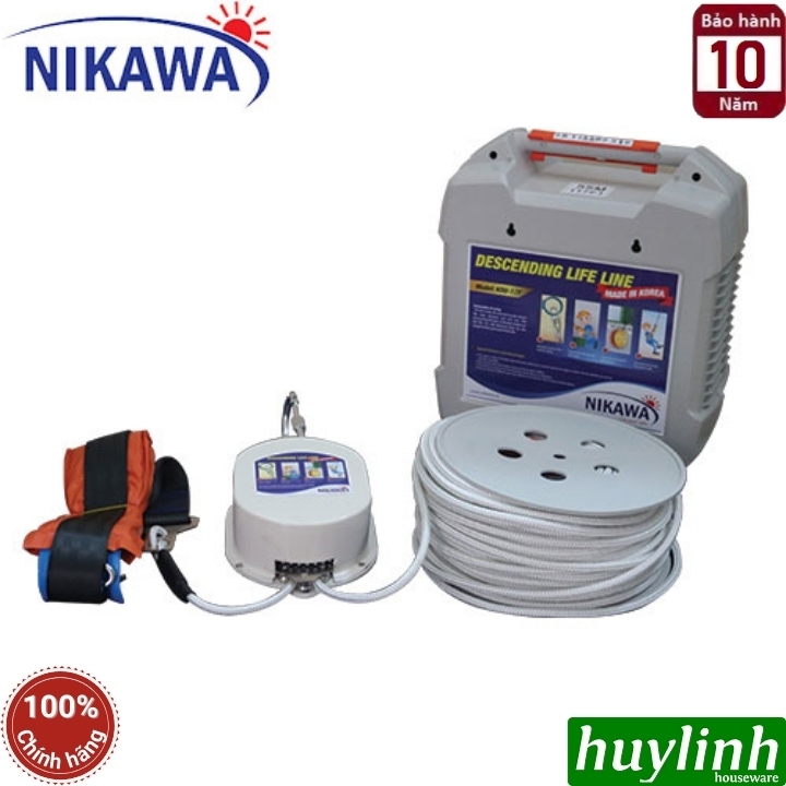 Bộ dây thoát hiểm tự động Nikawa (từ tầng 1 - tầng 33) - Sản xuất tại ...