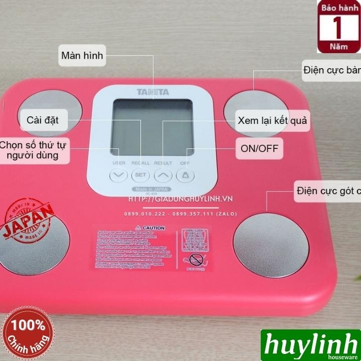 Cân sức khỏe Tanita BC859 - phân tích cơ thể - Made in Nhật