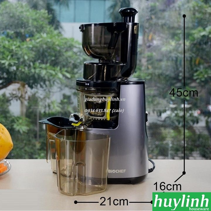 Máy ép trái cây chậm Biochef 666 - Made in Australia - Bảo hành 15 năm