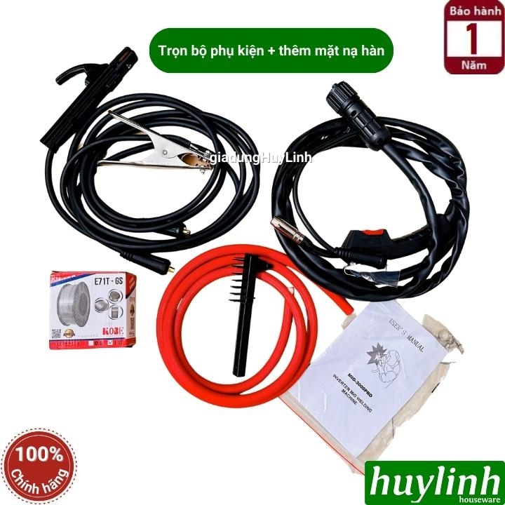 Máy hàn 5 chức năng Kobe MIG-3000 PRO - Tặng 1kg dây hàn - hàn cuộn 1kg ...