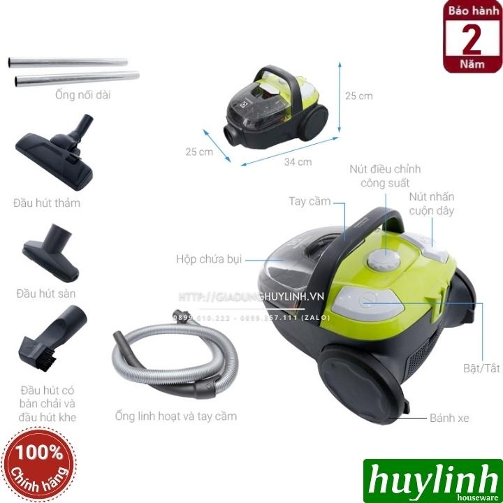 Máy hút bụi Electrolux Z1231 - 1600W
