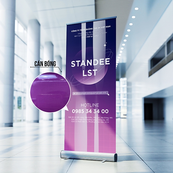 In Standee Cuốn 60*160