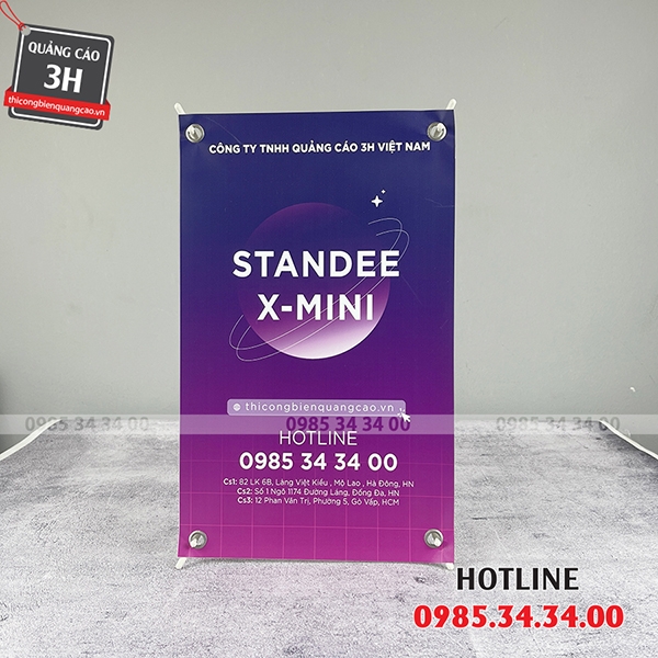 Standee mini, Standee để bàn giá rẻ, nhỏ gọn xinh xắn | LST