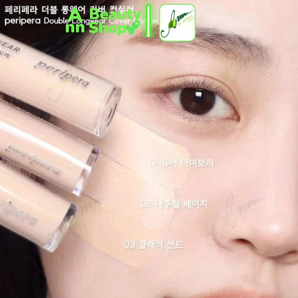 Che Khuyết Điểm Peripera Double Longwear Cover Concealer 5.5g | Ann ...