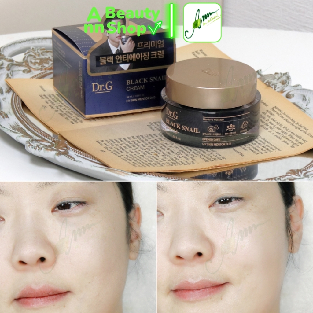 Kem Dưỡng Chống Lão Hoá Dr.g Black Snail Cream 50ml | Ann Beauty Shop