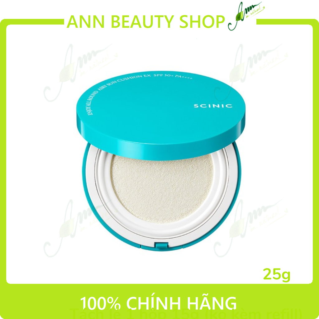 Phấn nước chống nắng SCINIC Enjoy All Round Airy Sun Cushion EX SPF50 ...