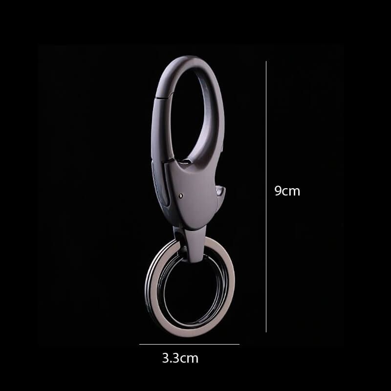 Móc khóa cao cấp Jobon ZB-207 màu đen shop quà tặng 88