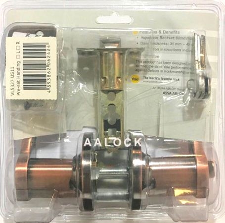 Khóa tròn tay gạt Yale VL5327 US11 - AALock- khóa cao cấp chính hãng