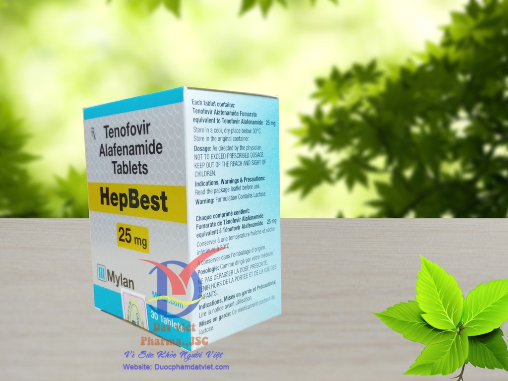 Hepbest 25mg Công ty Cổ phần Dược phẩm Đất Việt