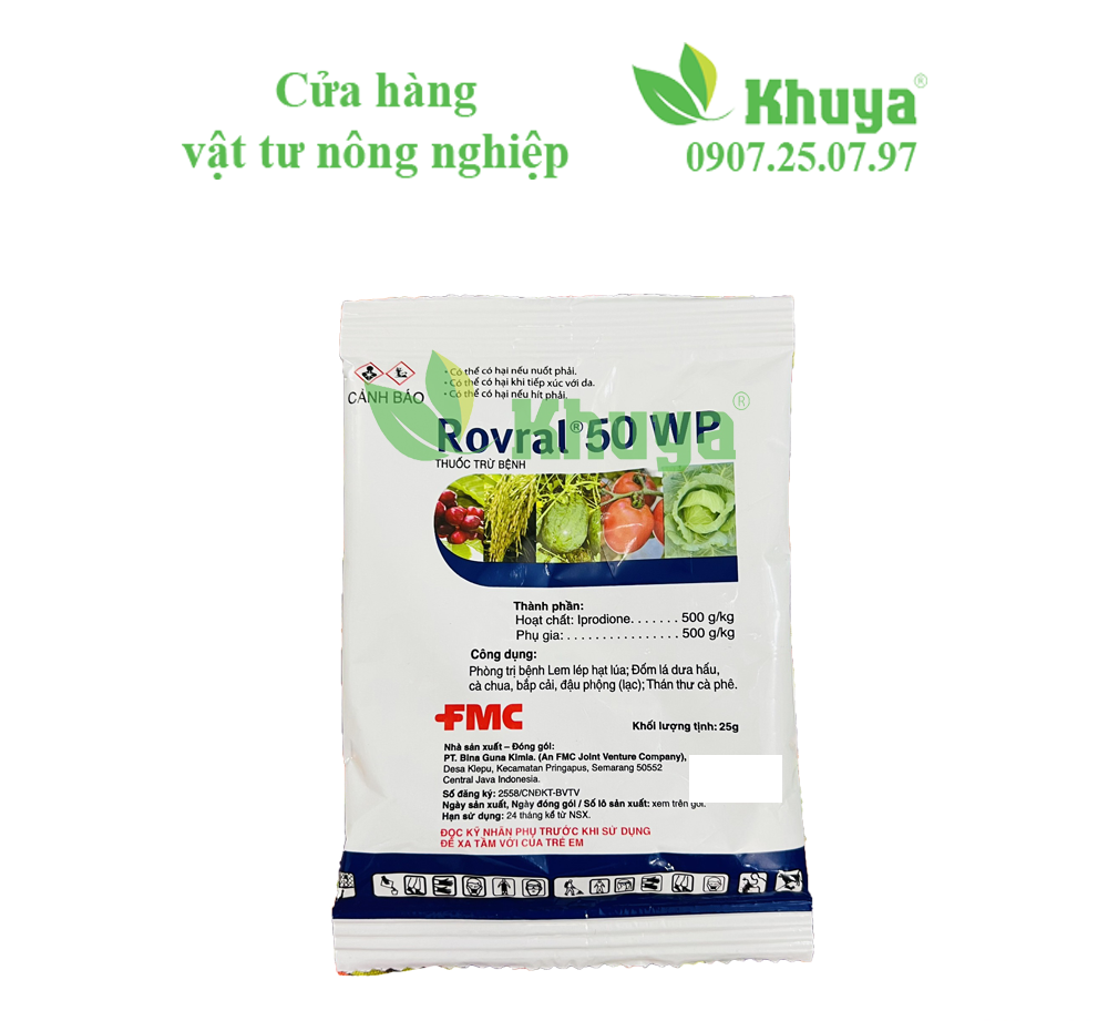 Rovral 50WP 25gr - CỬA HÀNG VẬT TƯ NÔNG NGHIỆP KHUYA