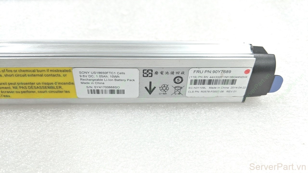 Pin Battery IBM V3500 V3700 fru 90Y7689 pn 44X3320 | ServerPart.vn