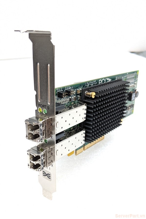 Cạc HBA Card FC IBM Emulex LPE12002 8Gb 2 port FC SFP fru 42D0500 pn ...