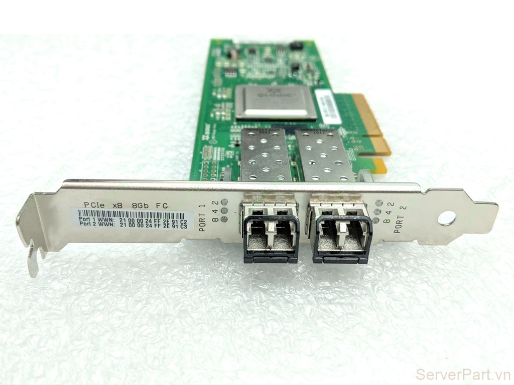 Cạc HBA Card FC IBM QLogic QLE2562 8Gb 2 port FC SFP 42D0512 42D0516 ...
