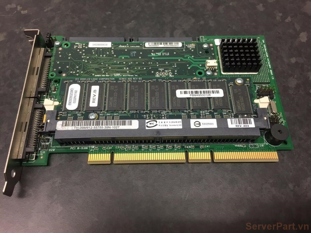 Card Raid scsi pci-x Dell 3 DC 128mb 2pSCSI 2pSCSIext 09M912 ...