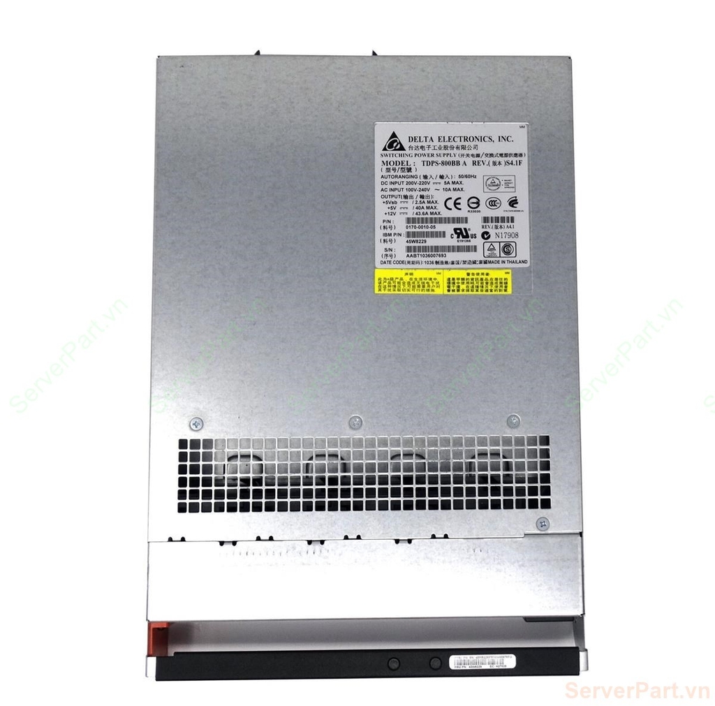 Bộ nguồn PSU Hot IBM V3500 V3700 V5000 EXP2512 EXP2524 800w 45W8229 ...