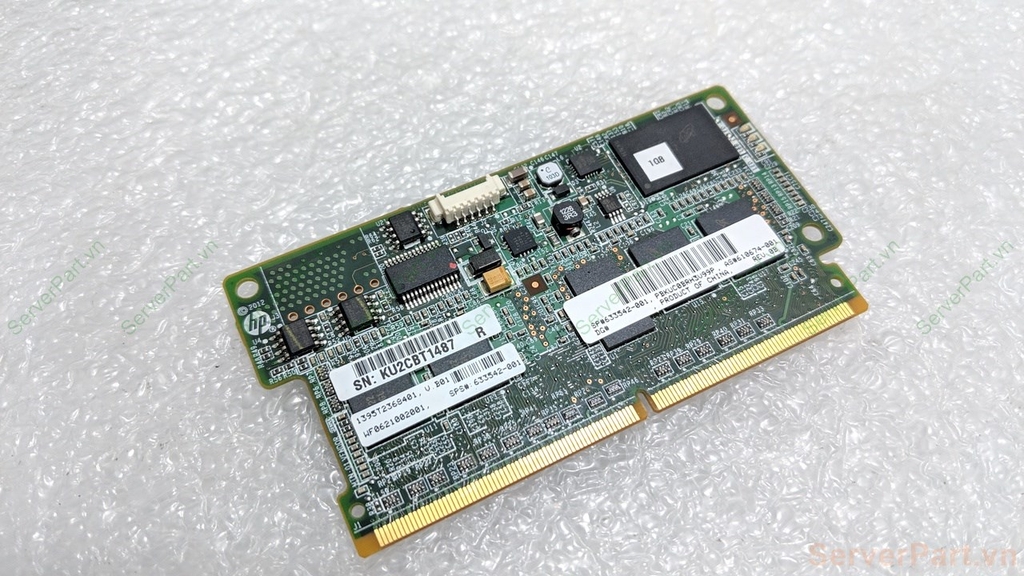 633542-001 610674-001 631679-B21 Bộ nhớ cache HP 1gb FBWC Flash Backed ...