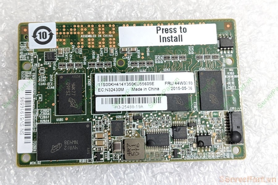 44W3393 47C8656 Bộ nhớ cache IBM 1gb Flash Cache M5200 M5210 M5210e Ra ...