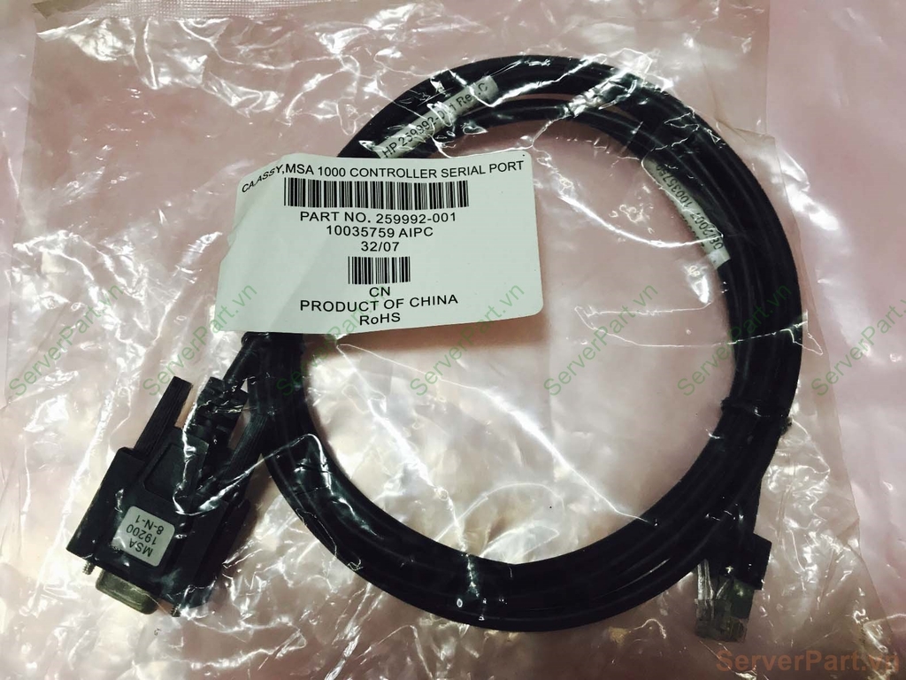 259992-001 316131-001 Cáp cable HP DB9 to RJ45 special Console MSA EVA ...