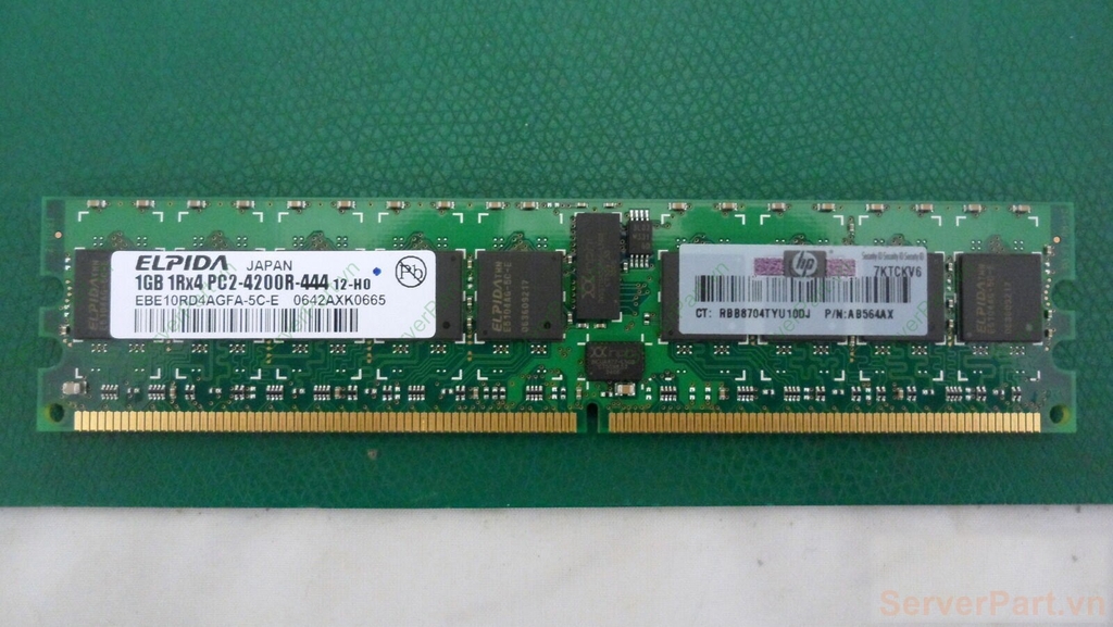 AB564AX Smart Modular Bộ nhớ Ram HP 1gb 2Rx4 PC2-4200R | ServerPart.vn