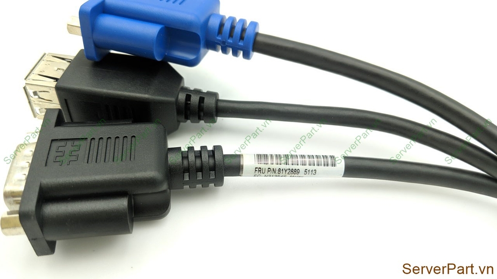 fru 81Y2889 pn 81Y2894 Cáp cable IBM Lenovo Console KVM Breakout Cable ...