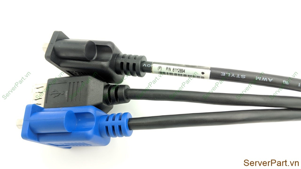fru 81Y2889 pn 81Y2894 Cáp cable IBM Lenovo Console KVM Breakout Cable ...