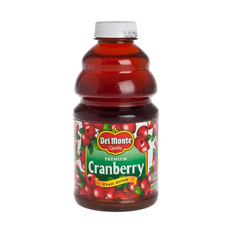 Nước ép nam việt quất Del Monte Cranberry - Chai nhựa 946ml Cocomark