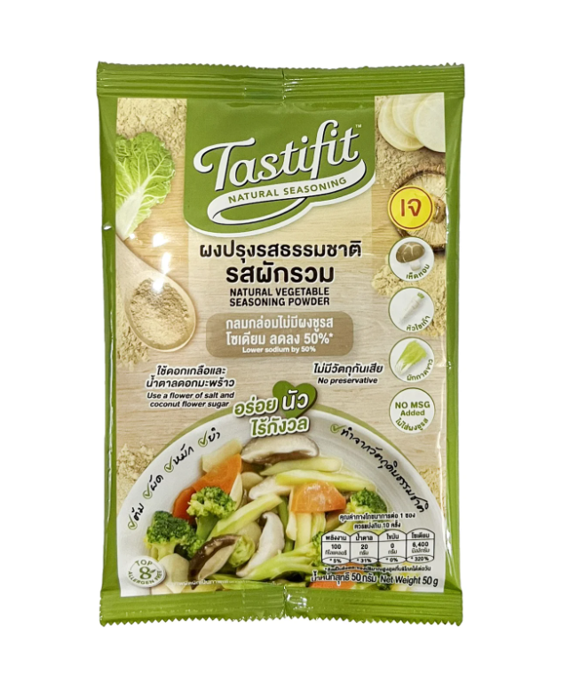 Bột Nêm Tự Nhiên TASTIFIT Vị Rau Củ 50g Natural Vegetable Flavored ...