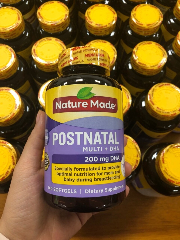 Vitamin Cho Phụ Nữ Sau Sinh Và Cho Con Bú Nature Made Postnatal Multi ...