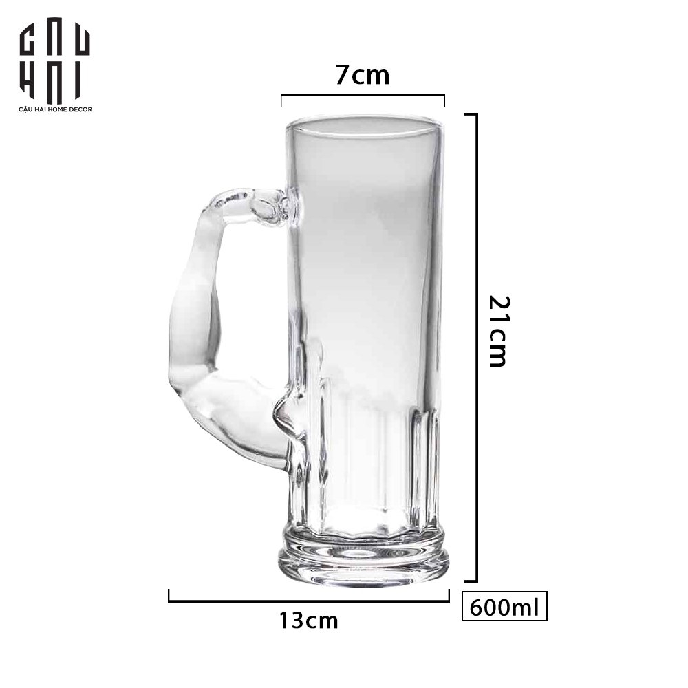 LY BIA HERCULES 600ML | Cậu Hai Home Decor