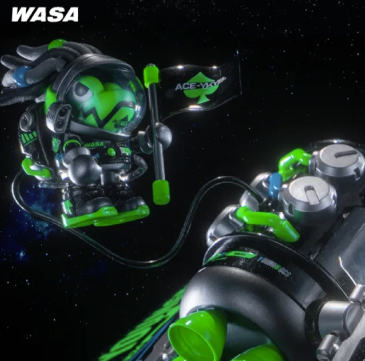 ACE-YKYB x Wasa Space206 : Space Panda-stars Limited Edition | Toyist Zone