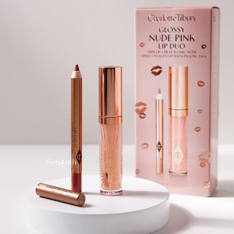 Bộ Son Môi Charlotte Tilbury Glossy Lip Duo Sonauth Official
