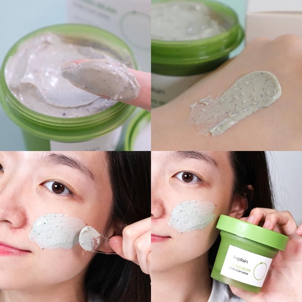 Mặt Nạ Đất Sét Beplain Mung Bean Pore Clay Mask 120ml | SonAuth Official