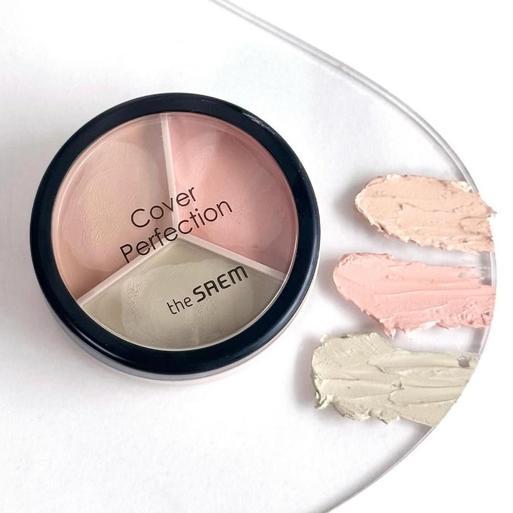 The saem Cover Perfection Triple Pot Concealer 4,5g | SonAuth Official