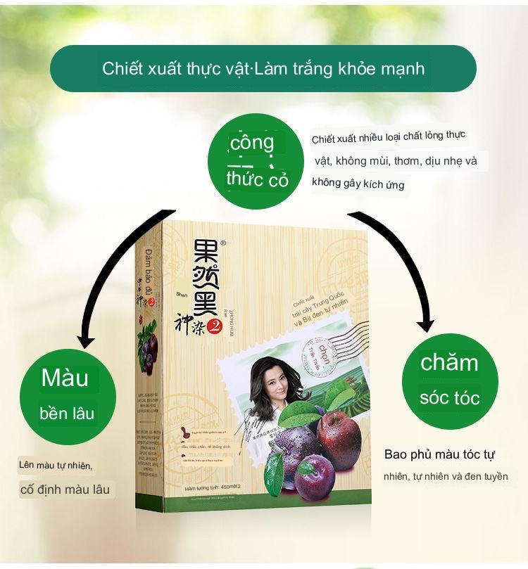 Nhuộm Đen Phủ Bạc Mận Trà Cao Cấp, Nhuộm Phủ Bạc Thảo Dược Trà Mận ...