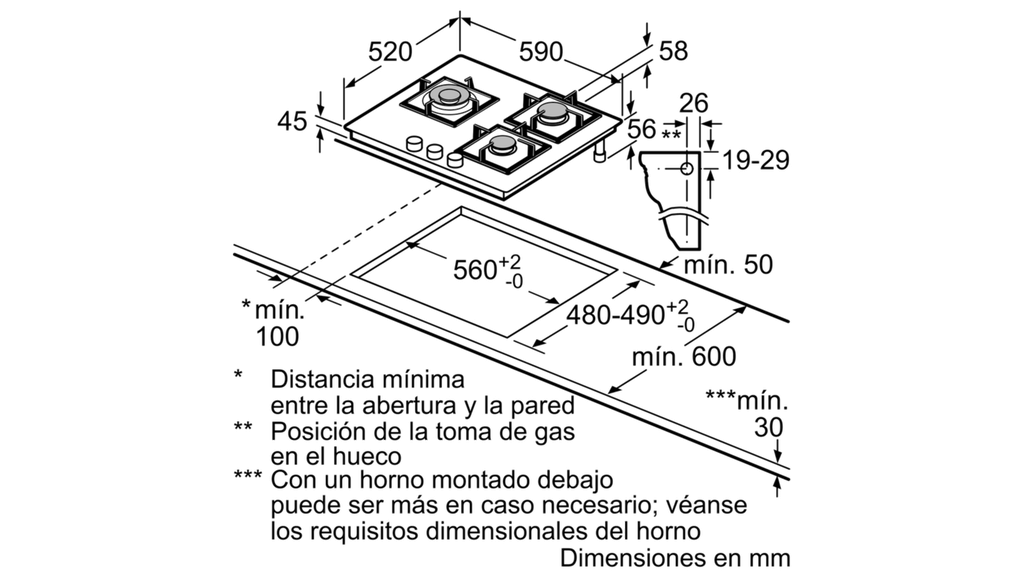 Bếp Gas BOSCH PPC6A6B20 |Serie 6 | Bosch Luxury - Hệ Thống Showroom ...