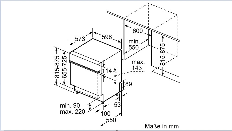 Máy Rửa Bát Âm Tủ BOSCH SMI6ZCS16E|Serie 6 | Bosch Luxury - Hệ Thống ...