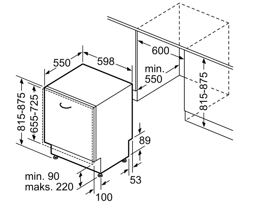 Máy Rửa Chén Âm Tủ BOSCH SMI6ZCS16E |Serie 6 | Bosch Luxury - Hệ Thống ...