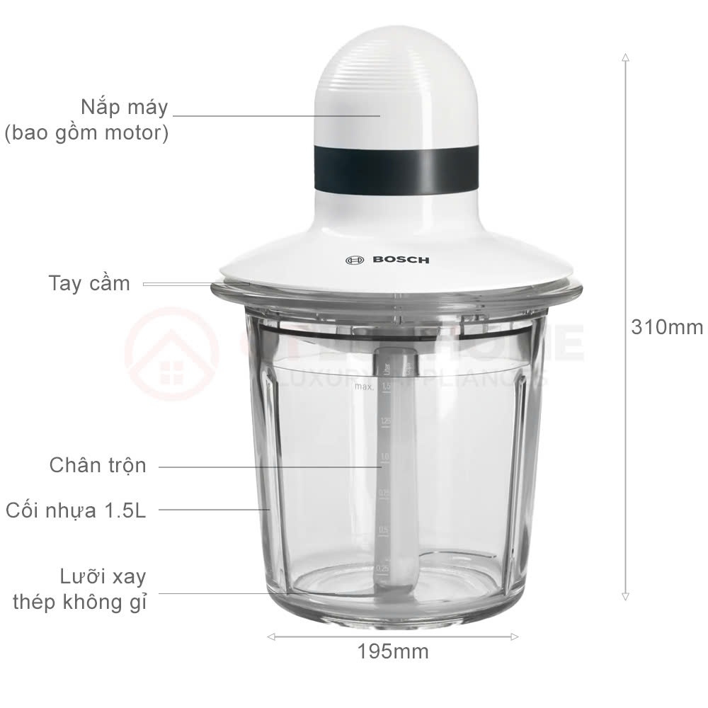 Máy xay thịt BOSCH MMR15A1 | Bosch Luxury - Hệ Thống Showroom Bosch ...