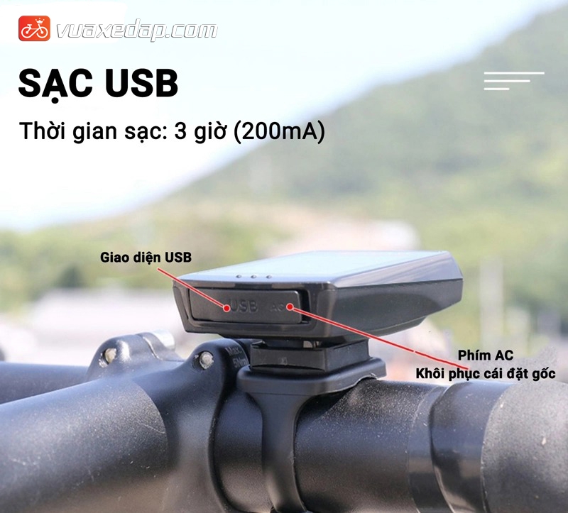 Đồng hồ xe đạp CATEYE AIRGPS CC-GPS100 (Made in Japan) | Vua Xe Đạp