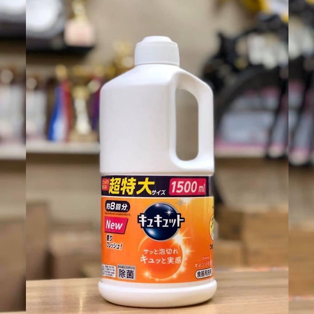 Nước rửa chén Kao 1500ml Cam