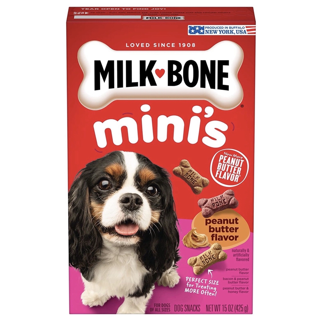 Bánh Xương MILK-BONE Mini's Peanut Butter (Bơ Đậu Phộng) 425g ...