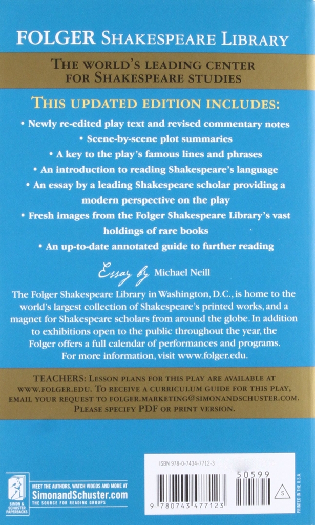 Hamlet (Folger Shakespeare Library, pocket, updated) Gác Xép Bookstore