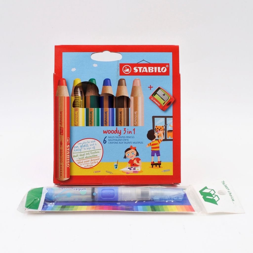 Bút chì màu STABILO Woody 3-in-1 CLK880 (hộp 6 màu) CÔNG TY TNHH PHÁT ...