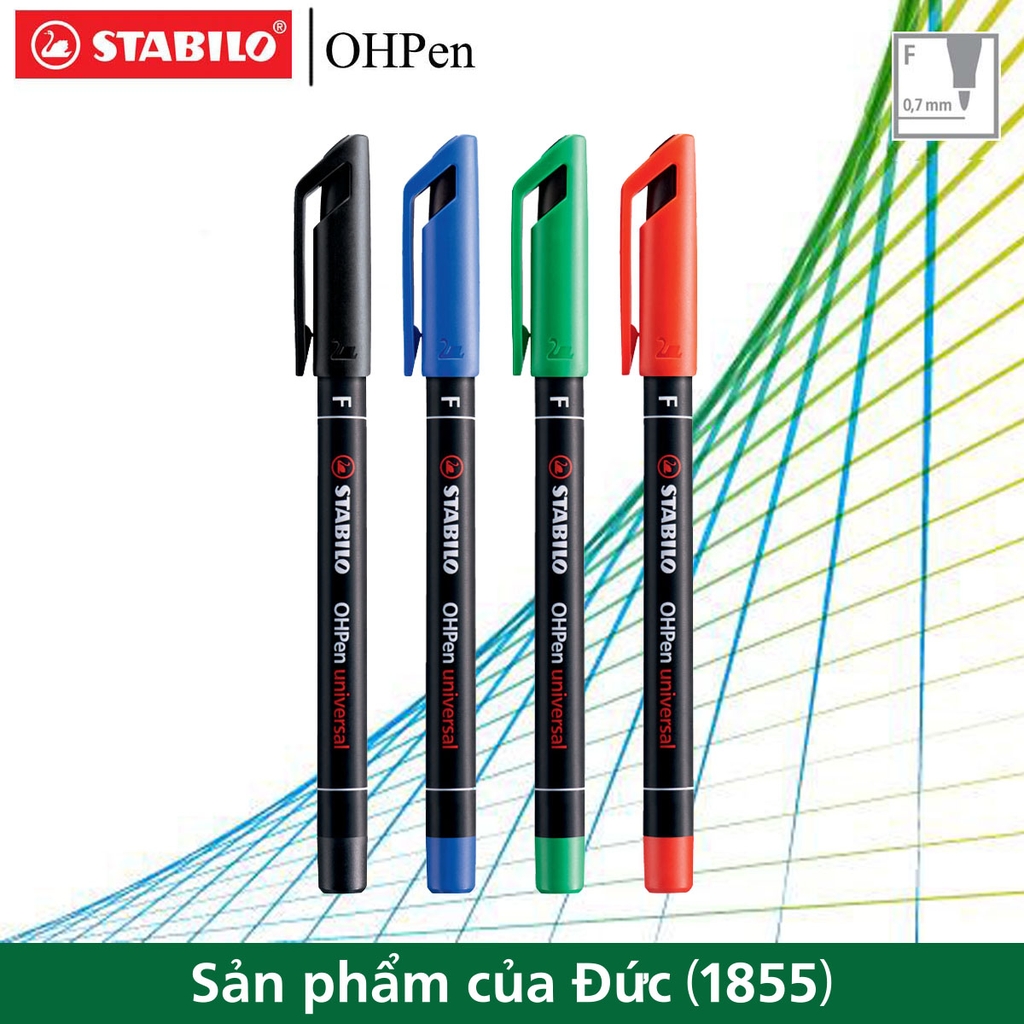 Bộ bút viết CD STABILO OHPen F 0.7mm 842F CÔNG TY TNHH PHÁT TRIỂN THỊ ...