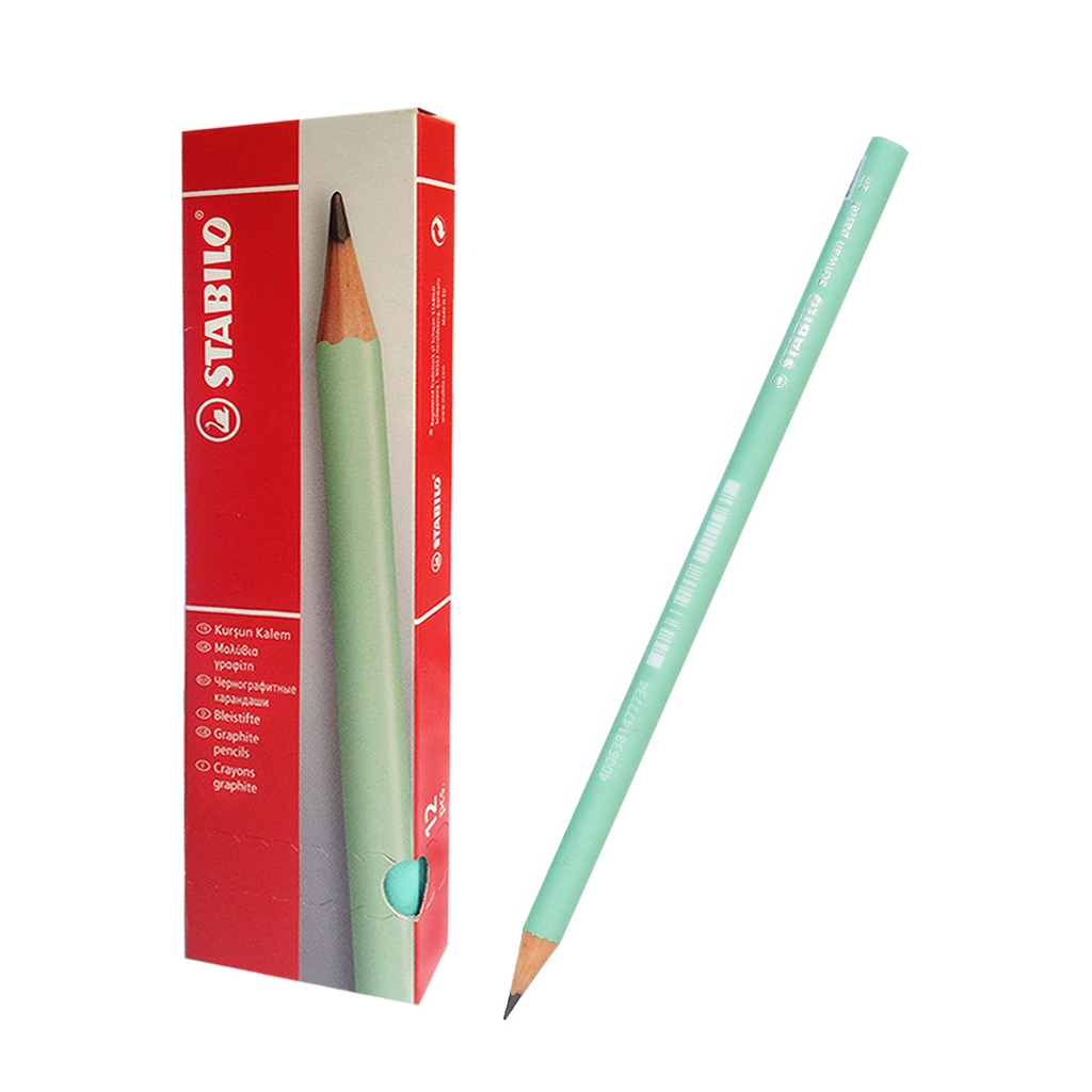 Bộ 12 bút chì gỗ STABILO Schwan Pastel 421 2B (hộp) CÔNG TY TNHH THƯƠNG ...