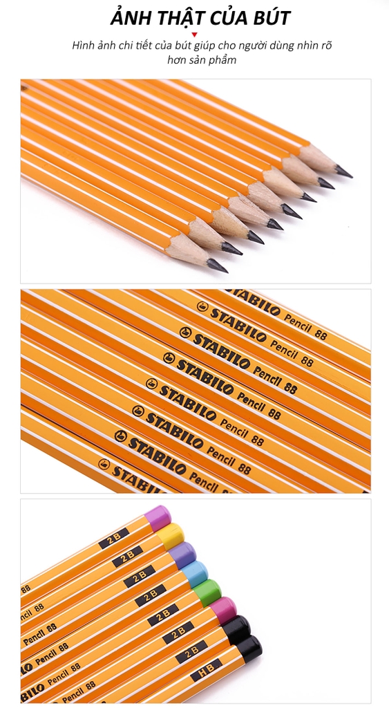 Bút chì gỗ STABILO Pencil CÔNG TY TNHH PHÁT TRIỂN THỊ TRƯỜNG VÀ ĐẦU TƯ ...