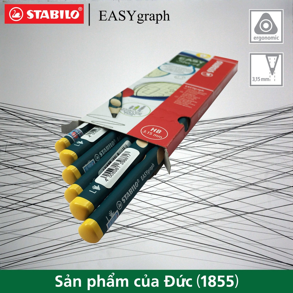 Hộp bút chì hình thể học STABILO EASYgraph CÔNG TY TNHH PHÁT TRIỂN THỊ ...