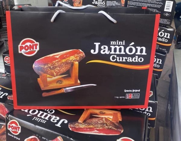 Thịt lợn muối mini Jamon Curado 1kg Tài Trang Hàng Đức